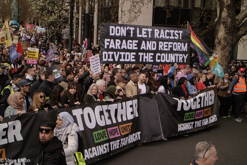 Together against the far right march breaks records - International ...